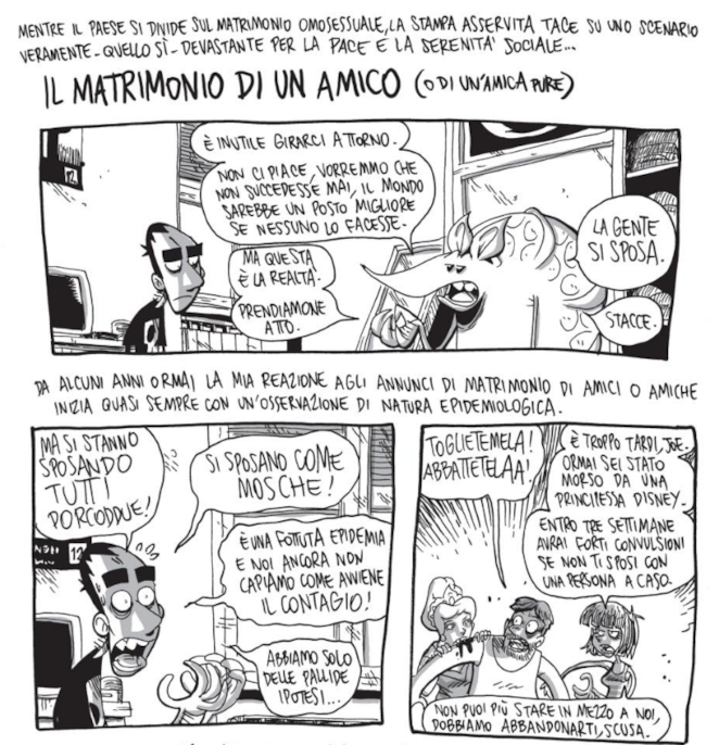 La scuola di pizze in faccia del professor Calcare, la recensione della raccolta di Zerocalcare