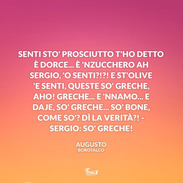 Le 10 migliori frasi dal film Borotalco