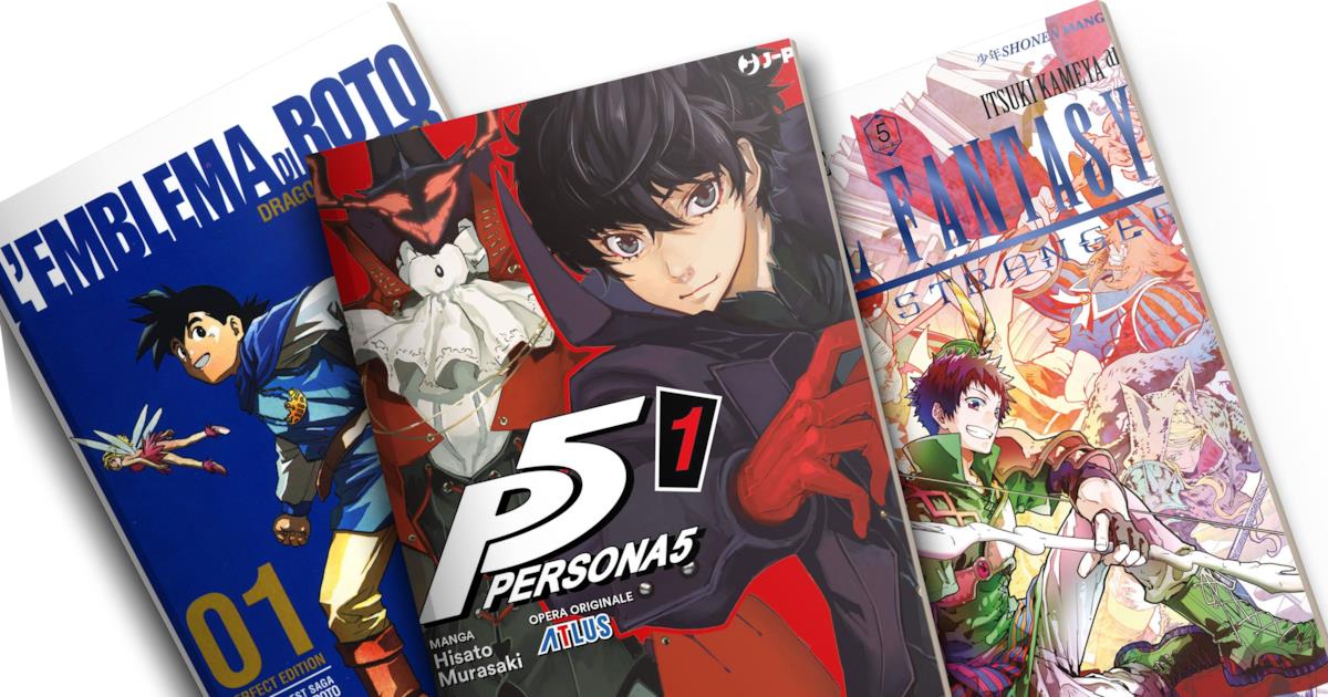 5 manga usciti in Italia tratti da alcuni dei più famosi videogiochi