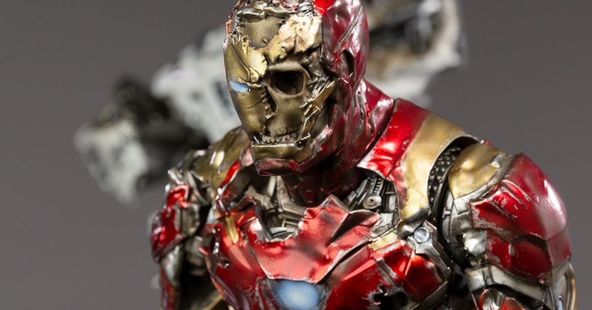 Iron Man in versione zombie è una bellissima statua da collezione